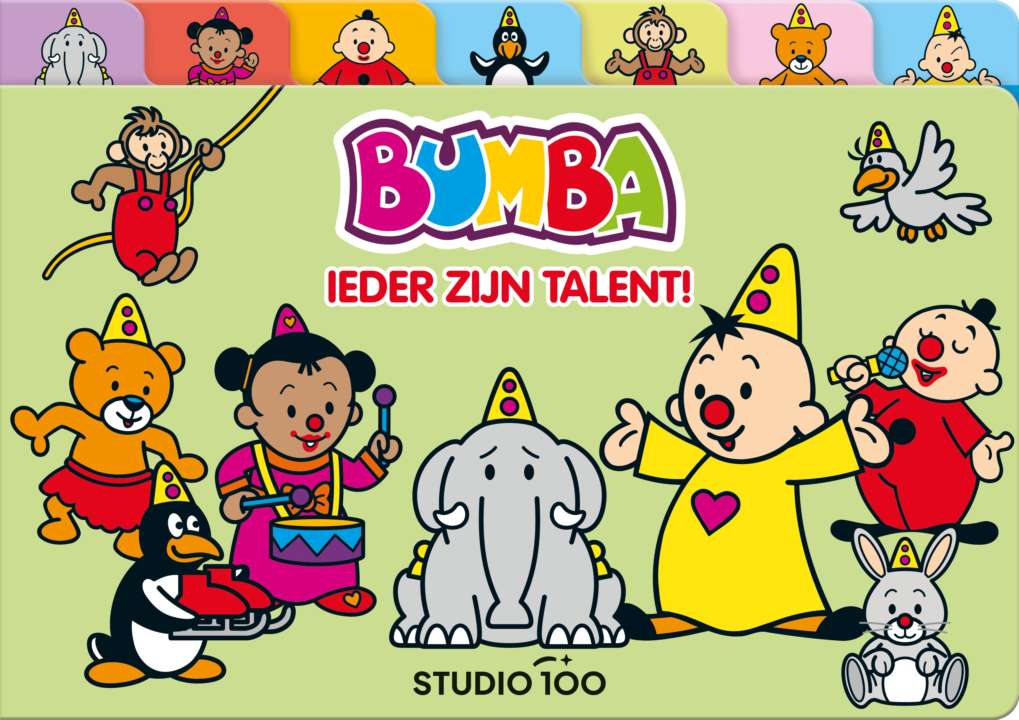 Bumba Kartonboek "Ieder zijn talent" - Met tabs – Studio 100 Webshop